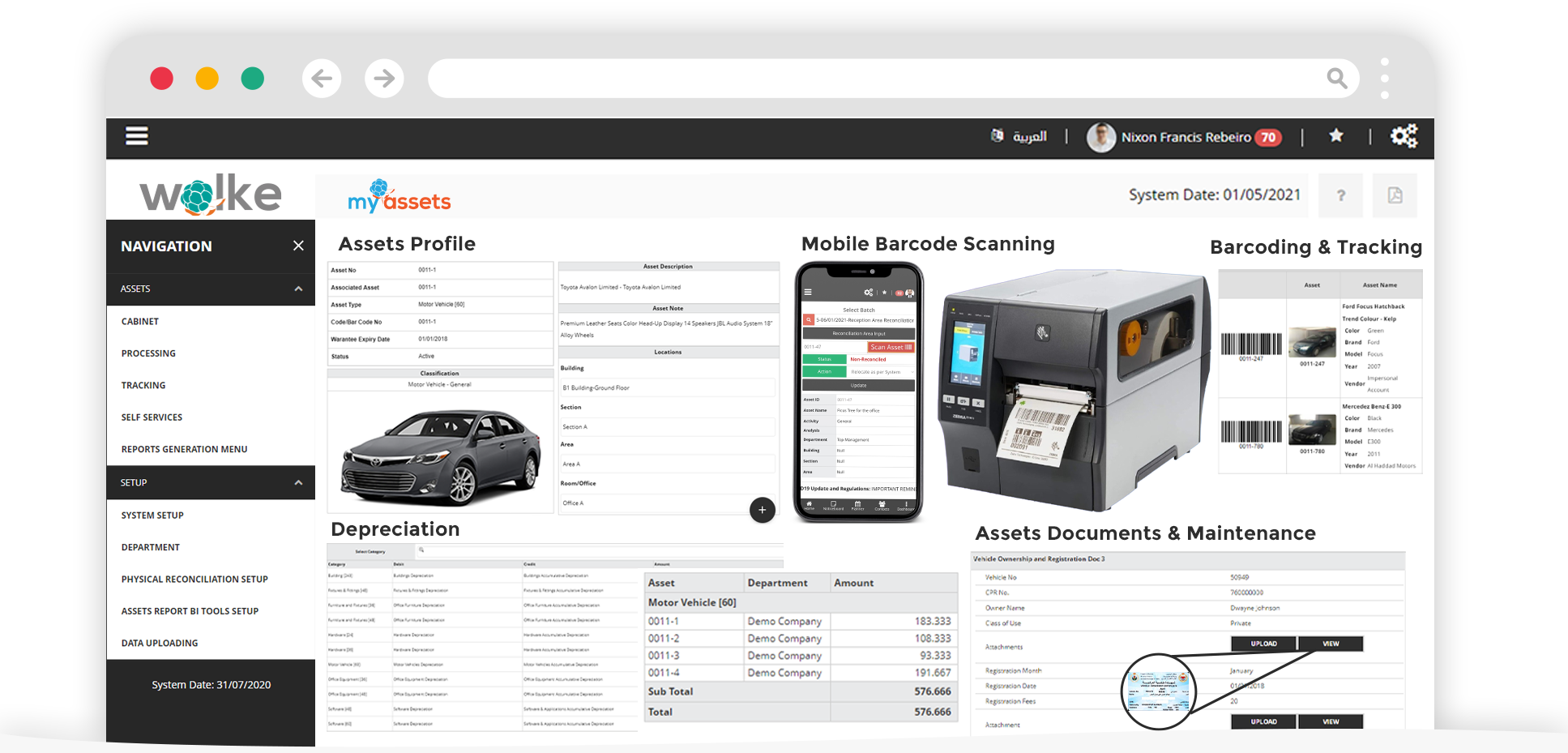 Cloud Based Fixed Assets Management Software Services in Bahrain